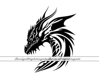 Dragon SVG, Red Dragon SVG, Dragon Clipart, Dragon Cut Files for ...