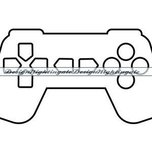 Game Controller Outline SVG, Gamer SVG, Gaming SVG, Game Controller ...