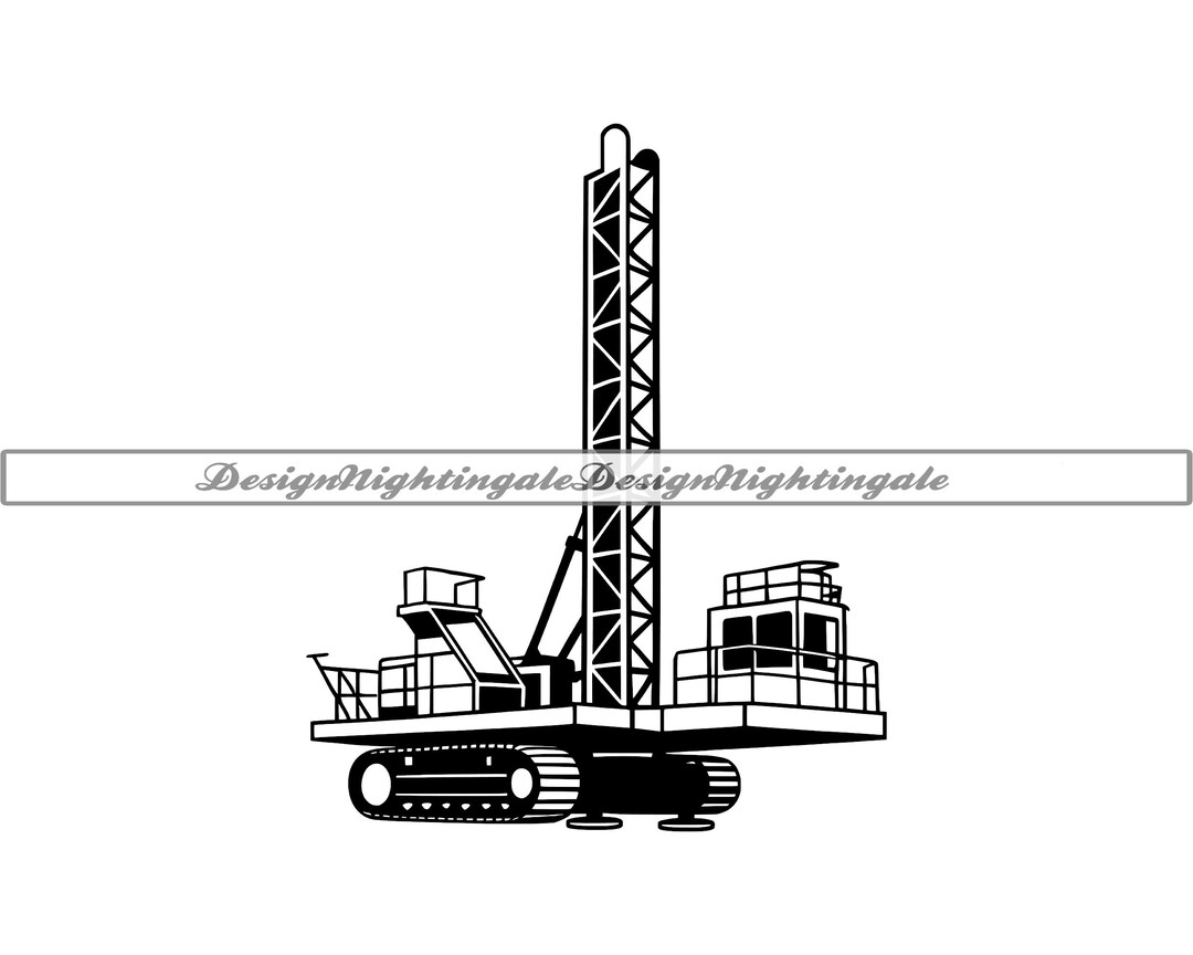 Mining Drill Machine SVG, CNC Laser Cut File - Etsy
