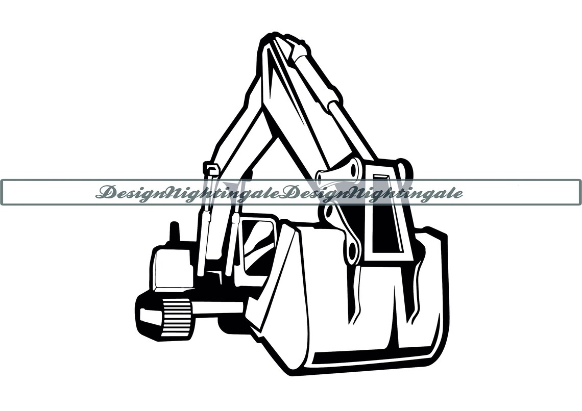Bagger SVG Heavy Equipment SVG Bagger SVG Bagger Clipart - Etsy.de