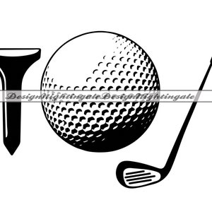 Golf Ball 5 SVG, Golf Tee SVG, Golf Club SVG, Golf Clipart, Golf Files ...