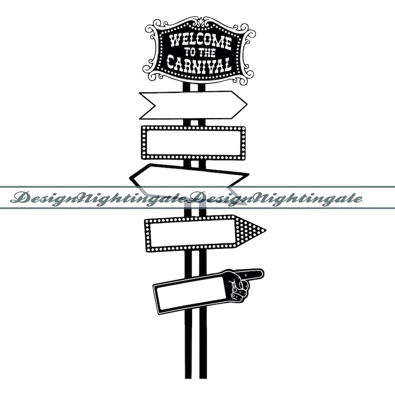 Carnival Party Signs - Etsy