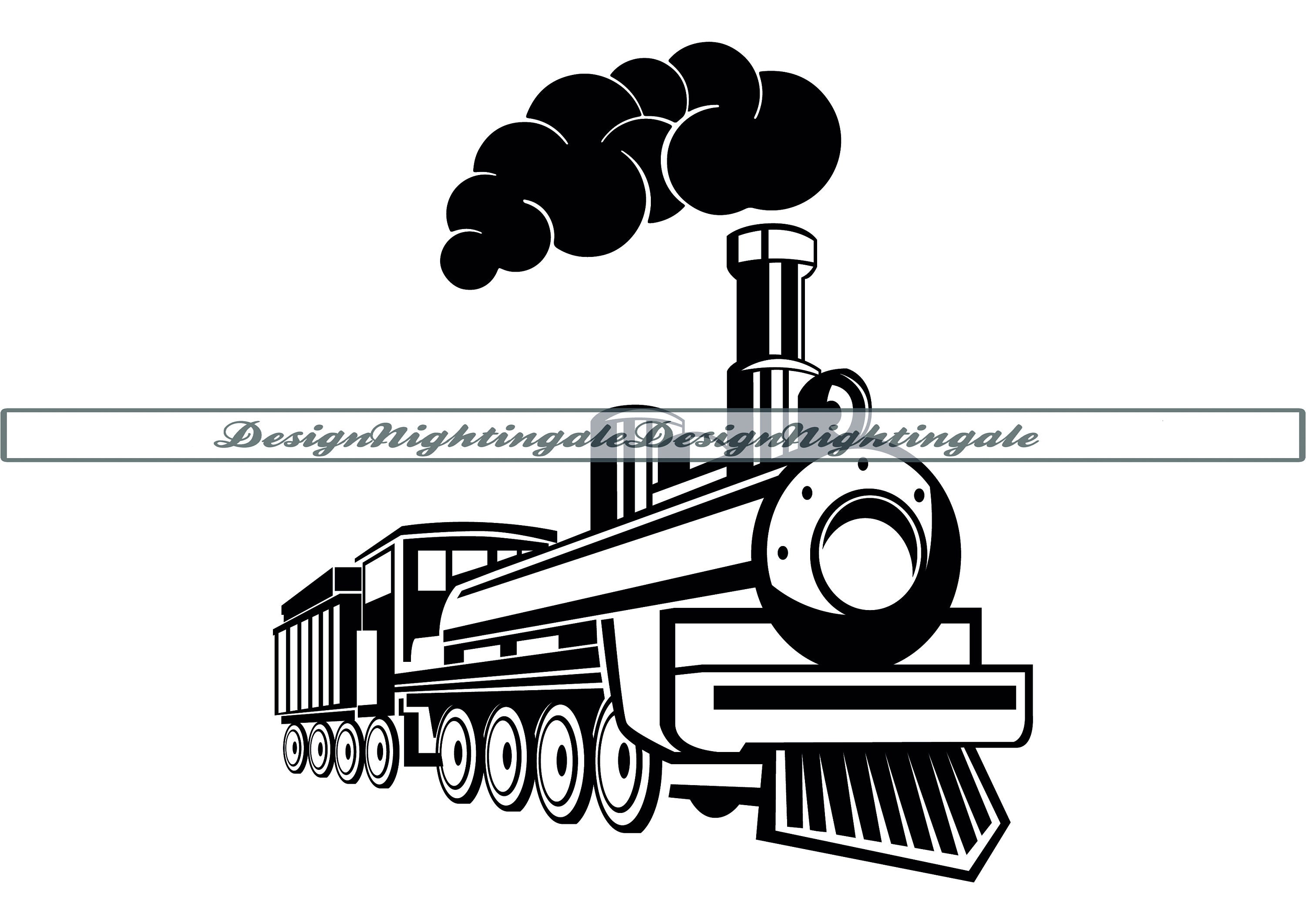Steam Train SVG Train SVG Steam Engine SVG Locomotive Svg - Etsy