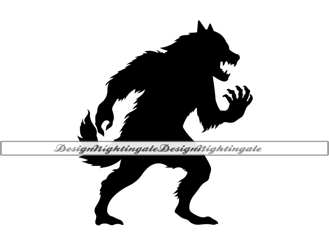Werewolf SVG, Werewolf Clipart, Werewolf Files for Cricut, Werewolf Cut ...