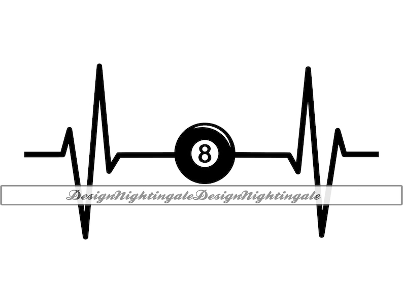 Billiard Heartbeat SVG Billiard Ekg SVG 8 Ball Pool SVG - Etsy Italia