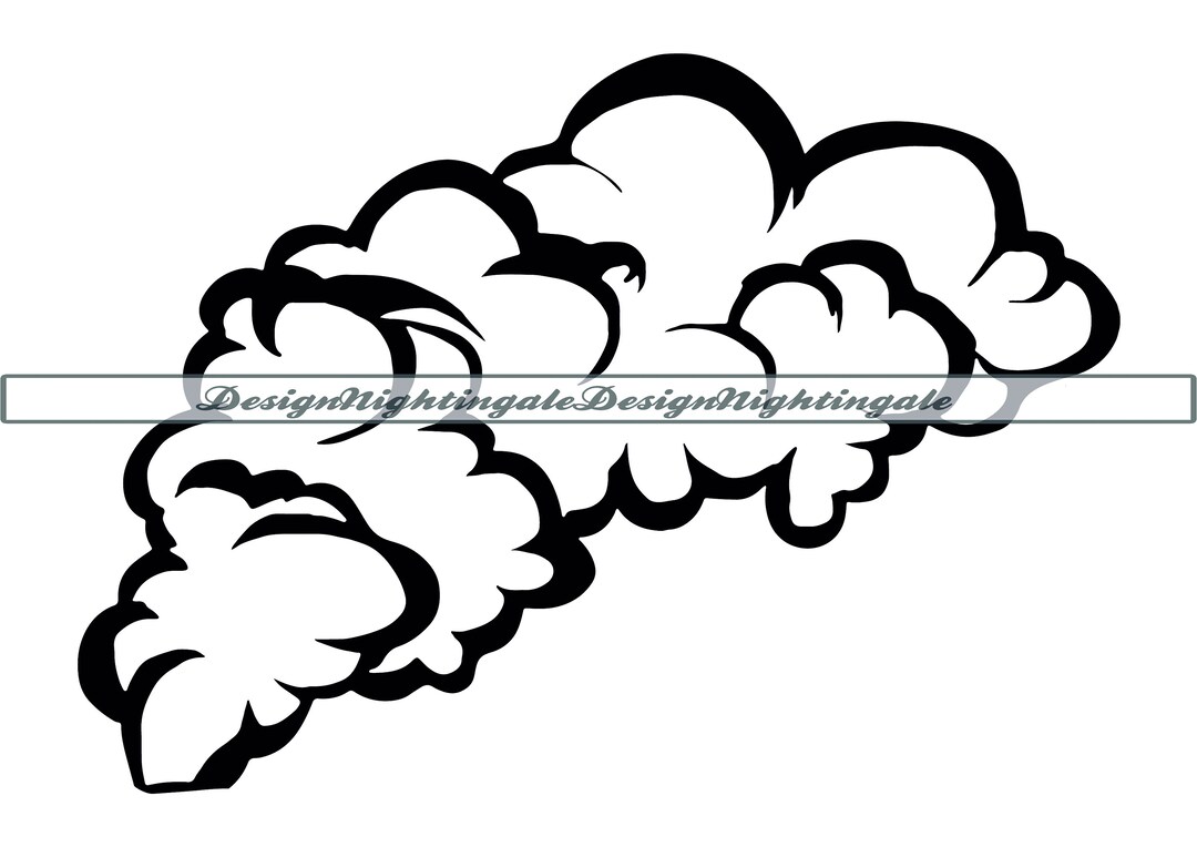 Smoke #2 SVG, Steam Svg, Cooking Svg, BBQ SVG, Smoke Clipart, Smoke ...