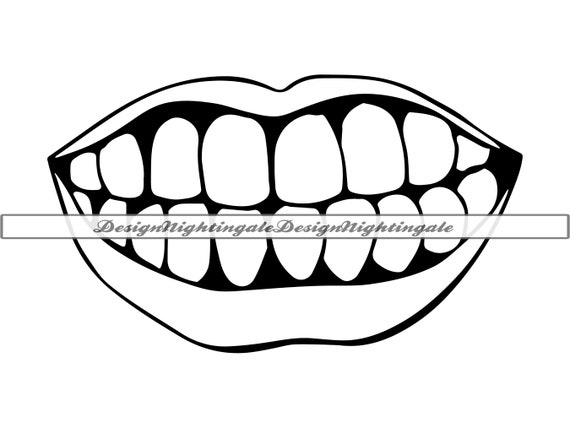 Teeth Outline Clipart