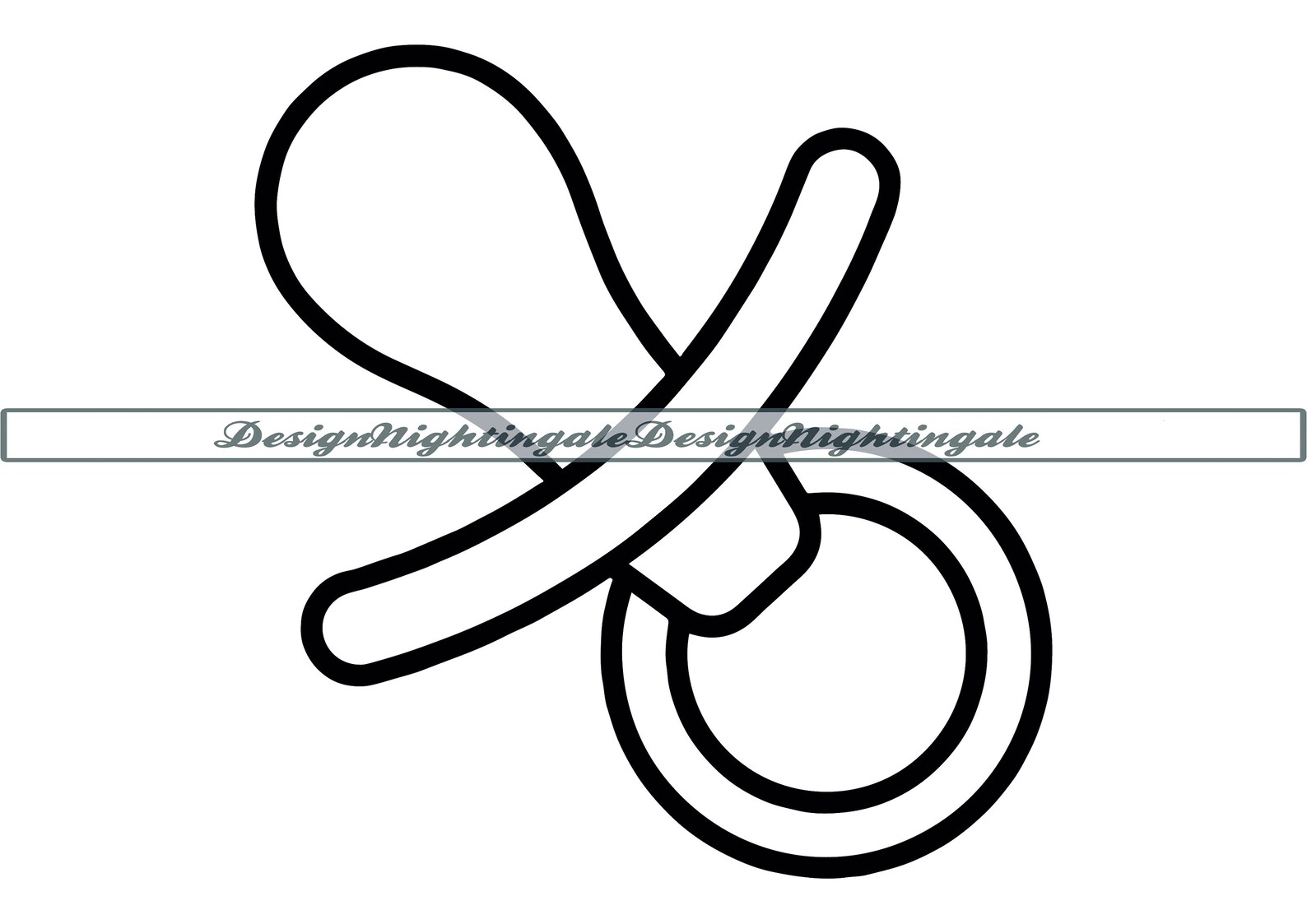 Pacifier Outline SVG Baby SVG Baby Shower SVG Pacifier - Etsy