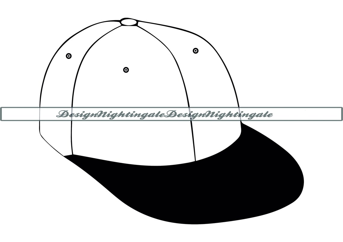 Snapback Cap SVG Baseball Cap SVG Snapback Cap Clipart - Etsy