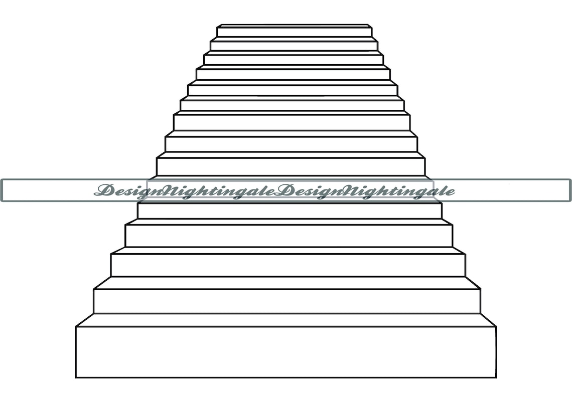 Stairs SVG Stairs Outline SVG Staircase SVG Stairs Clipart - Etsy Denmark