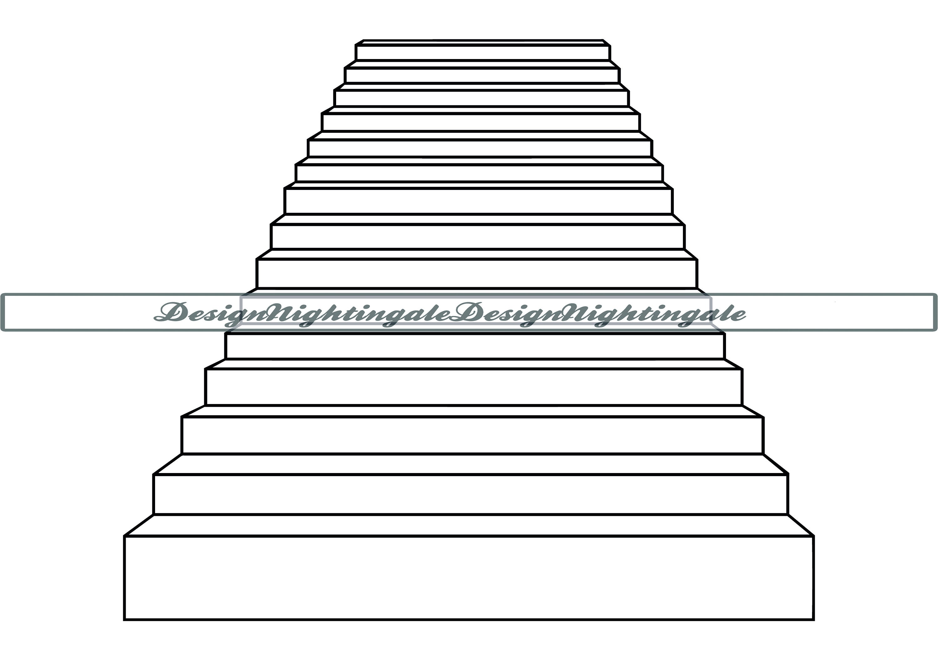 Stair Step Clipart