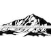 Pikes Peak Colorado, Rocky Mountains Vector, SVG, DXF, PNG (digital ...