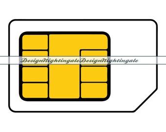 Sim Card Svg - Etsy