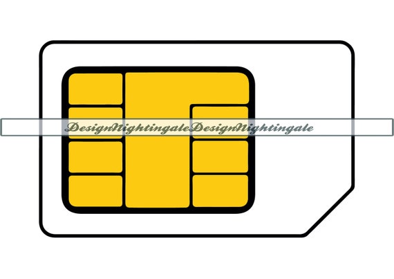 Sim Card SVG Mobile Phone SVG Sim Card Clipart Sim Card - Etsy India