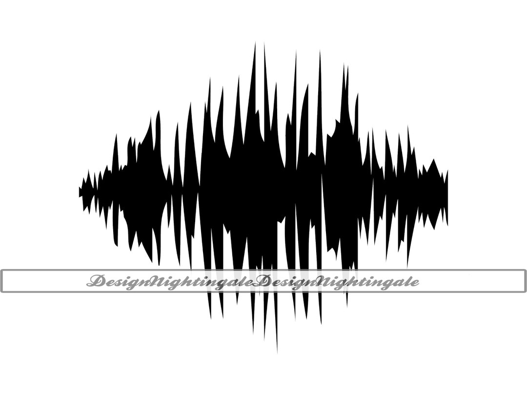 Sound Wave SVG, Music Svg, Voice Waves Svg, Audio Frequency Svg ...