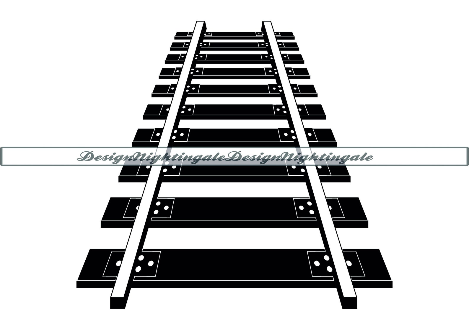 Rail Tracks SVG Railway Track SVG Railroad SVG Train Svg | Etsy