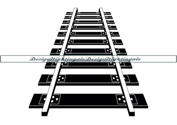 Rail Tracks SVG Railway Track SVG Railroad SVG Train Svg | Etsy