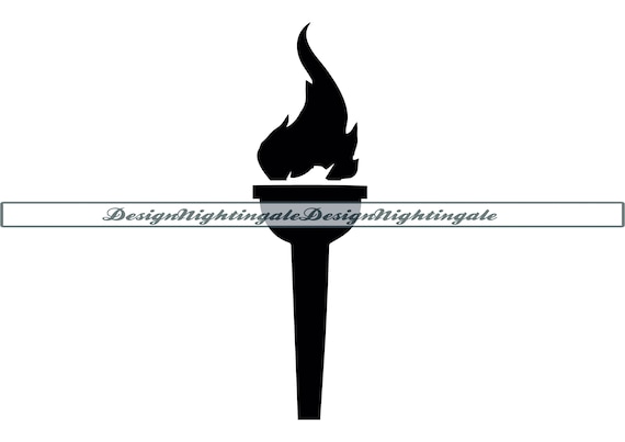 Antorcha SVG Antorcha ardiente SVG Antorcha olímpica SVG | Etsy España