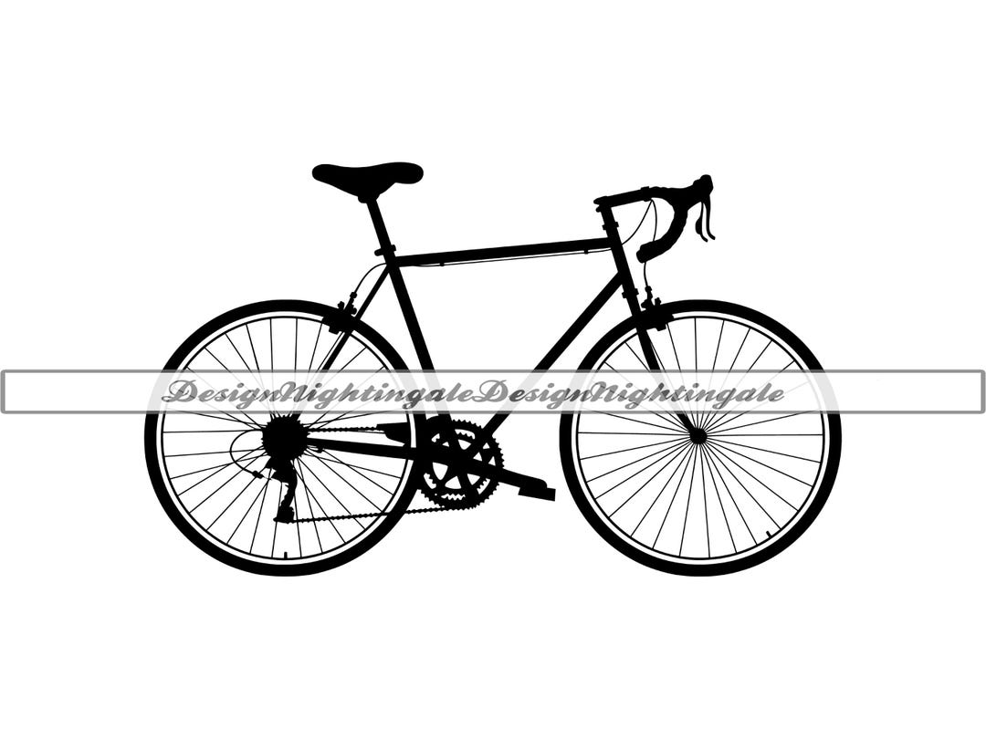 Road Bike SVG, Cycling Clipart, Cut Files (digital Download) - Etsy