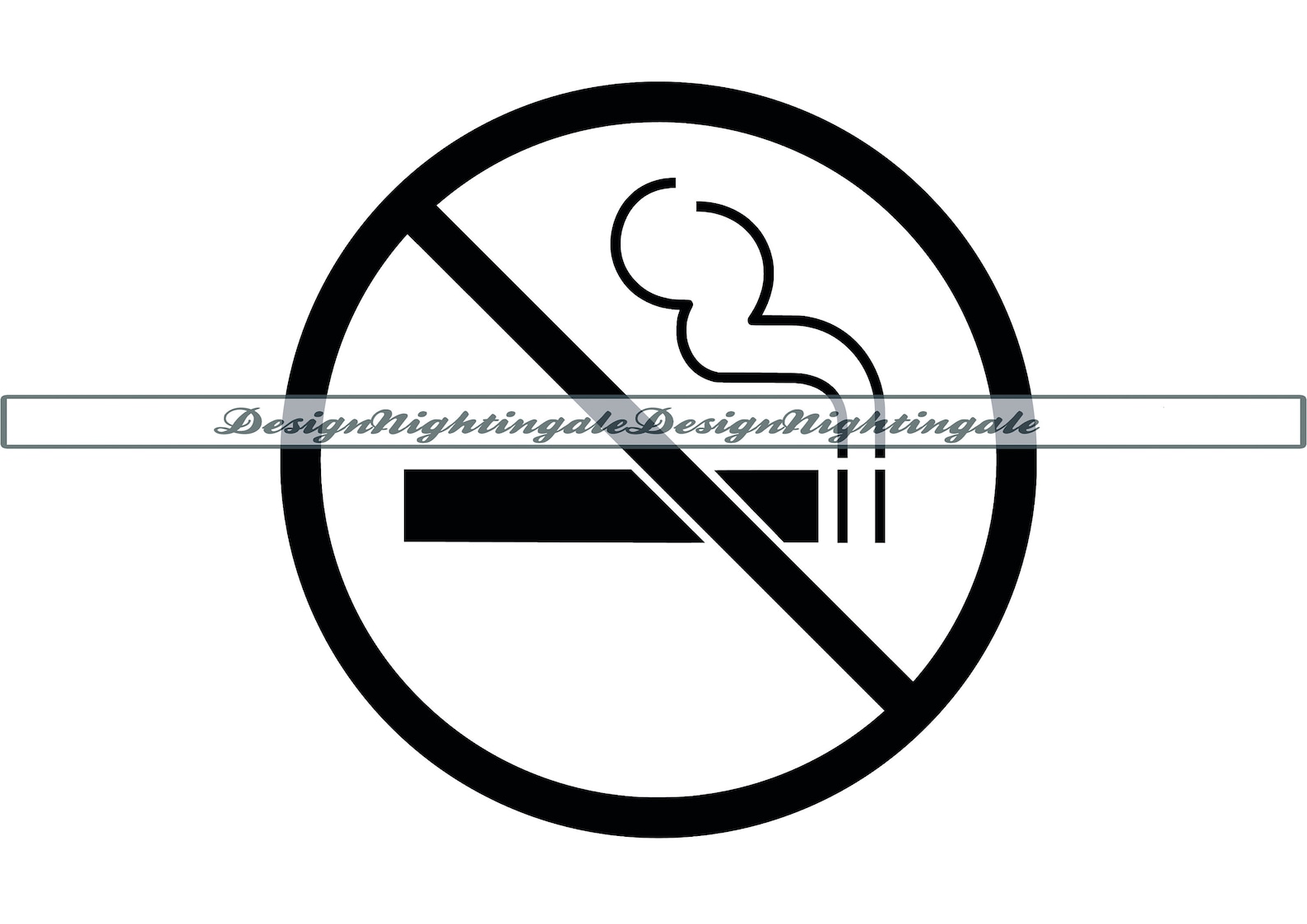 No Smoking Sign SVG Non Smoking Area SVG No Smoking Sign - Etsy