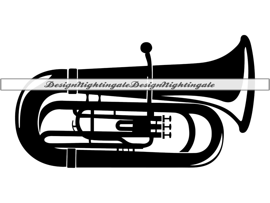 Tuba SVG, Tuba Clipart, Tuba Files for Cricut, Tuba Cut Files for ...