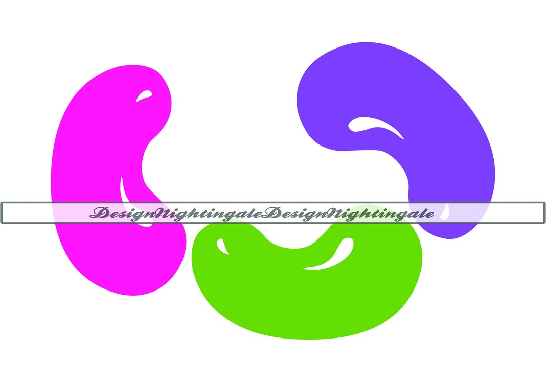 Jelly Beans SVG, Jelly Bean SVG, Easter SVG, Jelly Bean Clipart, Jelly ...