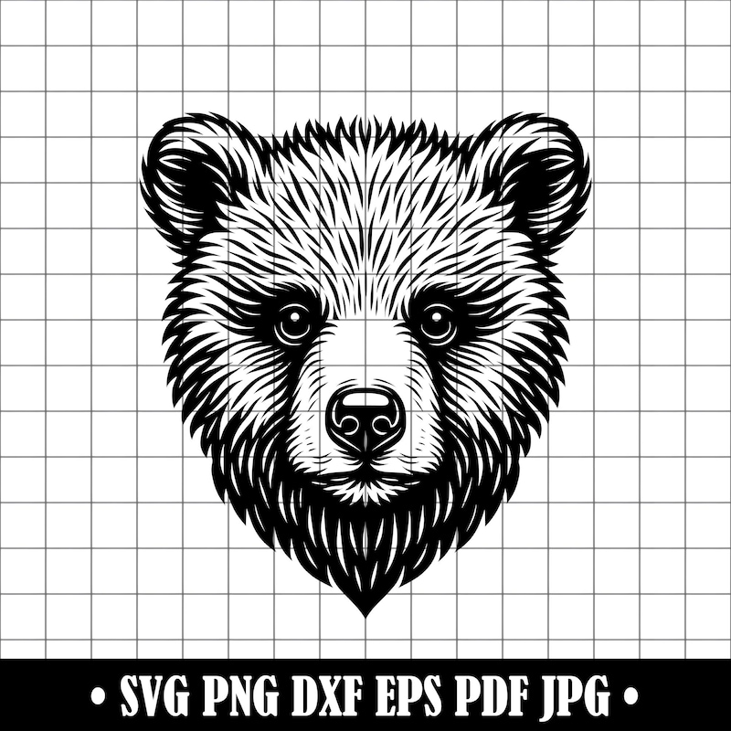 Cute Bear Cub Clip Art - Etsy