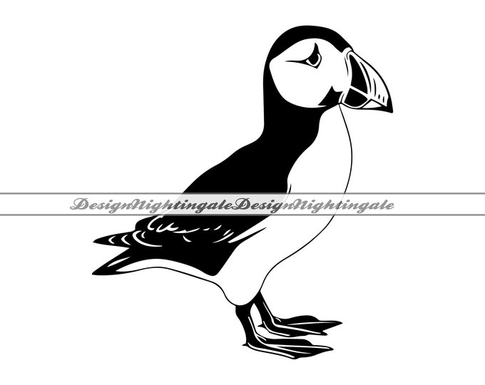 Puffin SVG | Layered Puffin Cutting File - Etsy Canada