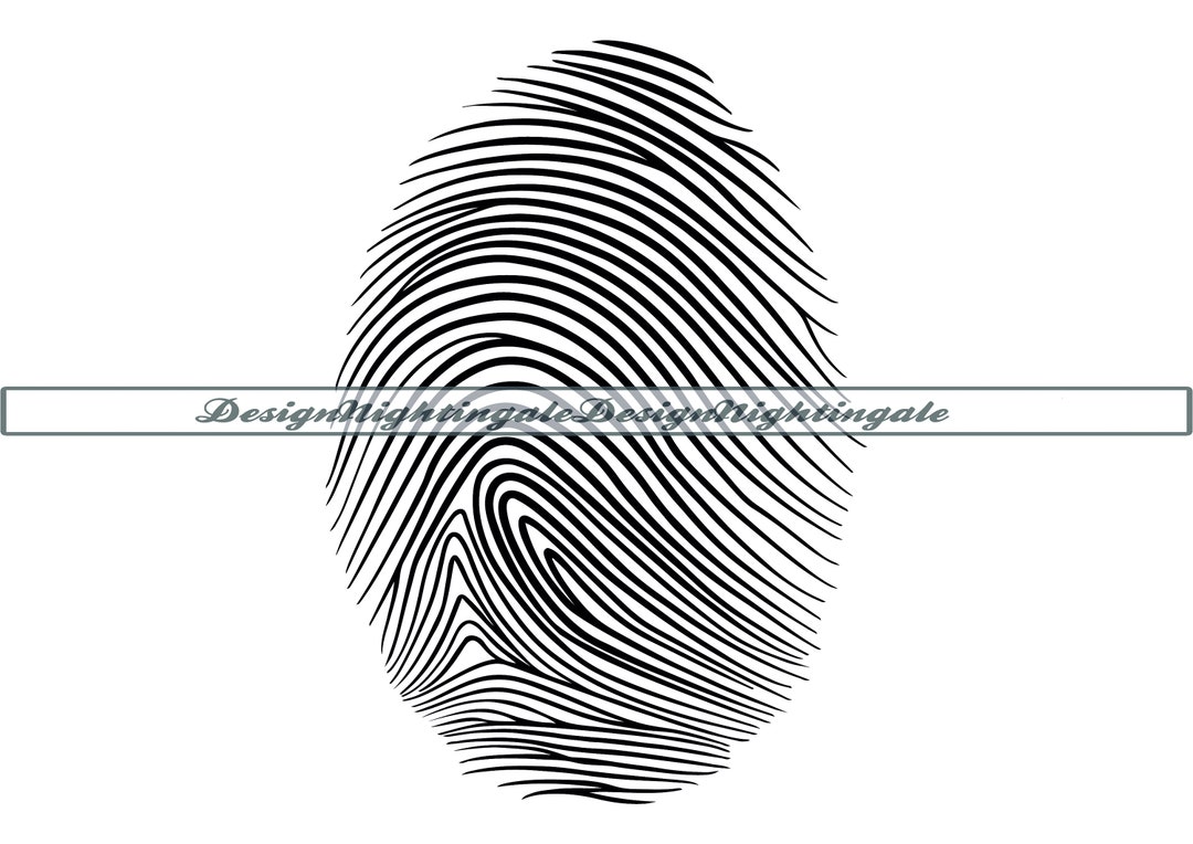 Fingerprint SVG, Finger Print SVG, Fingerprint Clipart, Fingerprint ...