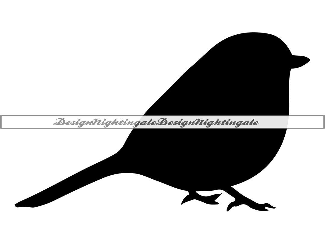 Chickadee Silhouette SVG, Chickadee Bird Svg, Chickadee Clipart, Files ...