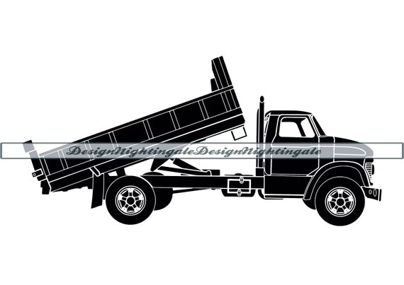 Dump Truck SVG Dump Truck Clipart Dump Truck Files for - Etsy