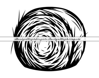 Hay Bale Svg, Straw SVG, Farming SVG, Hay Clipart, Hay Files for Cricut ...