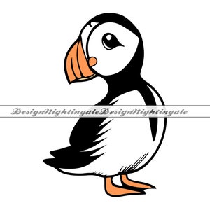 3X Puffin SVG, Marina Birds SVG, Puffin Clipart, Puffin Files for ...