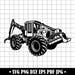 Log Loader High Line Svg, Log Loader Svg, Heavy Equipment Svg, Logging ...
