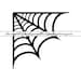 Corner Spider Web SVG, Halloween Cobweb Clipart (digital Files) - Etsy