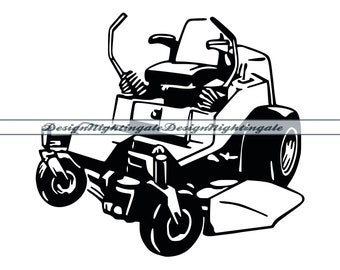 Zero Turn Lawn Mower Vector