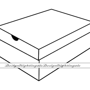 Shoe Box SVG, Shoe Box Clipart, Shoe Box Files for Cricut, Shoe Box Cut ...