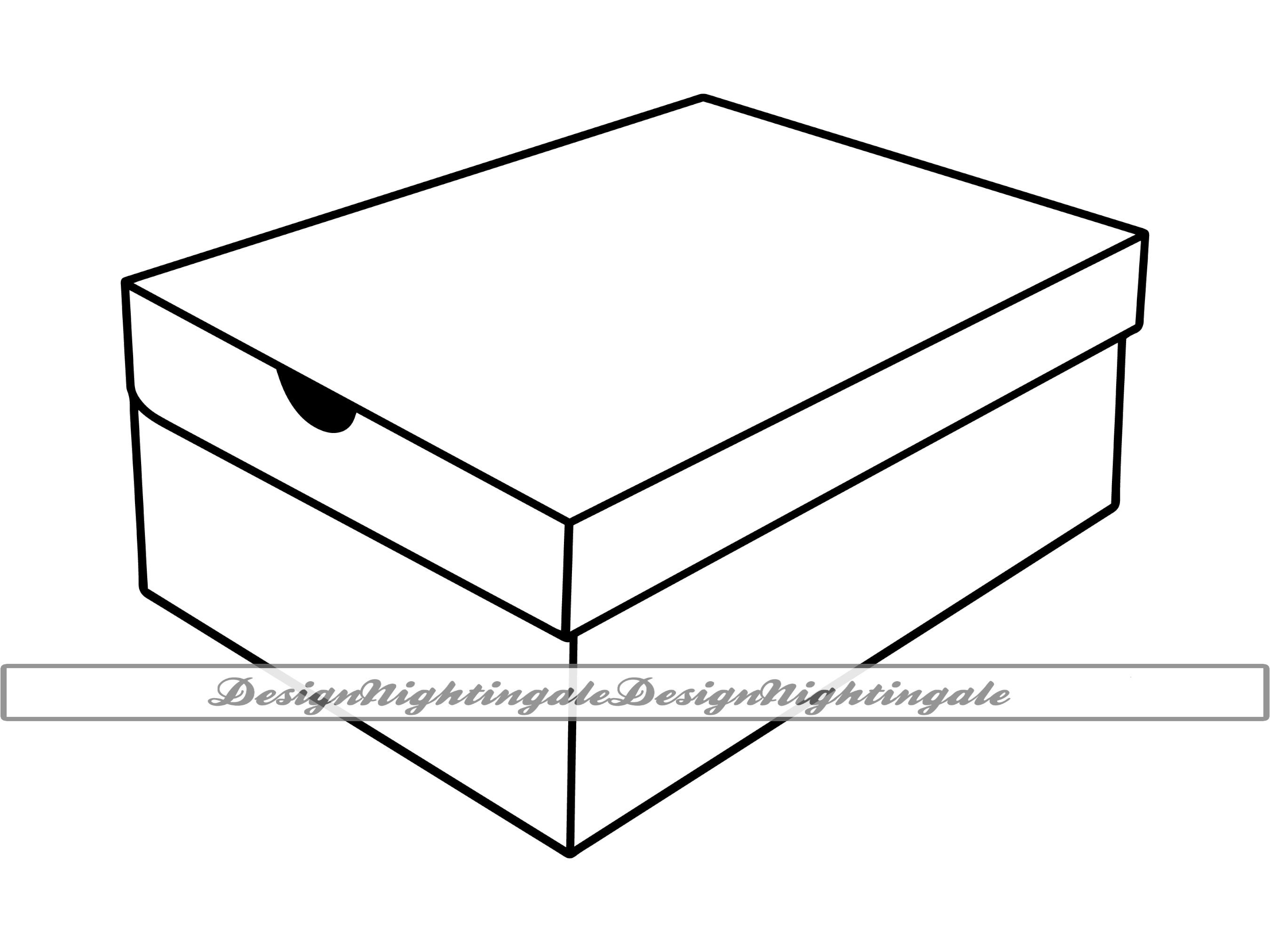 Shoe Box SVG Clipart, Craft Project Files (digital Download) - Etsy