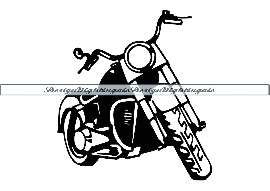 Motorcycle #3 SVG, Motor Bike Svg, Motorcycle Clipart, Files for Cricut ...