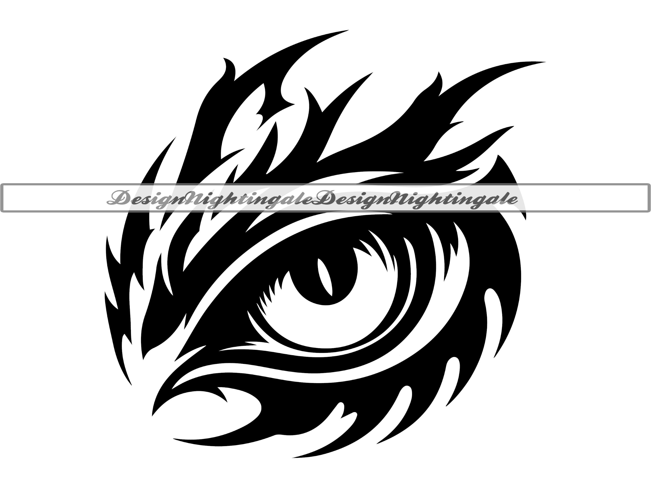 Dragon Eye SVG, Clipart Vector Files (digital Download) - Etsy