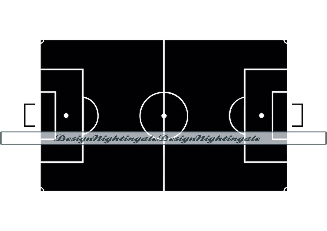 Soccer Field SVG, Soccer Pitch SVG, Soccer Field Clipart, Soccer Field ...