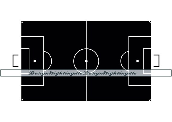 Soccer Field SVG Soccer Pitch SVG Soccer Field Clipart - Etsy