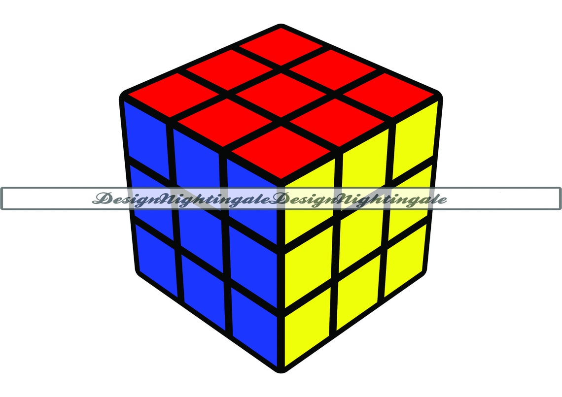 Rubiks Cube 3 SVG Rubiks Cube Clipart Rubiks Cube Files for - Etsy
