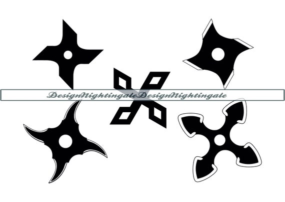 Ninja Star SVG Throwing Star SVG Shuriken Svg Ninja Star - Etsy
