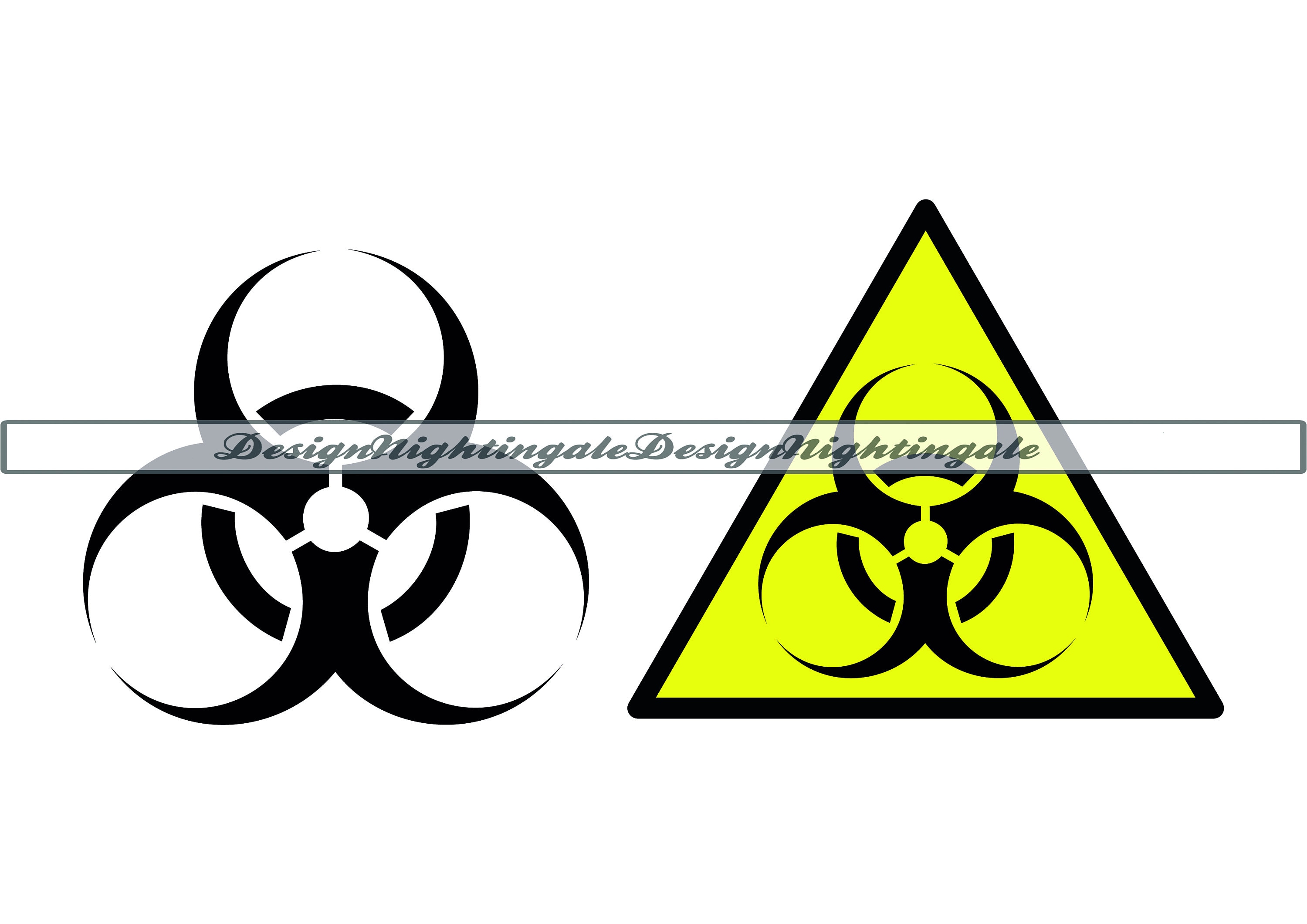 Biohazard SVG Biohazard Sign SVG Biohazard Clipart - Etsy México