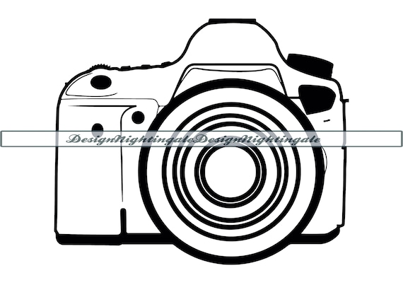 Camera Outline SVG Camera SVG Photography Photo Camera - Etsy