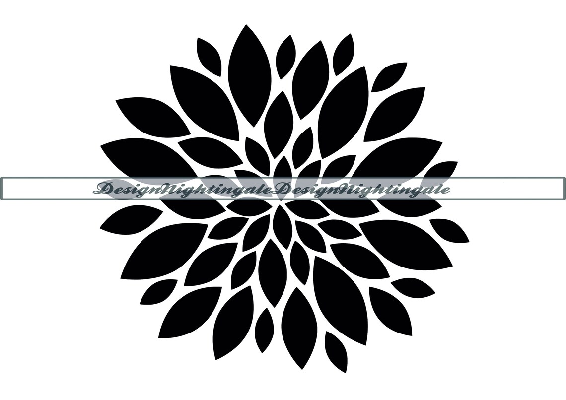 Flower Petals SVG Flower Petals Clipart Flower Petals Files - Etsy