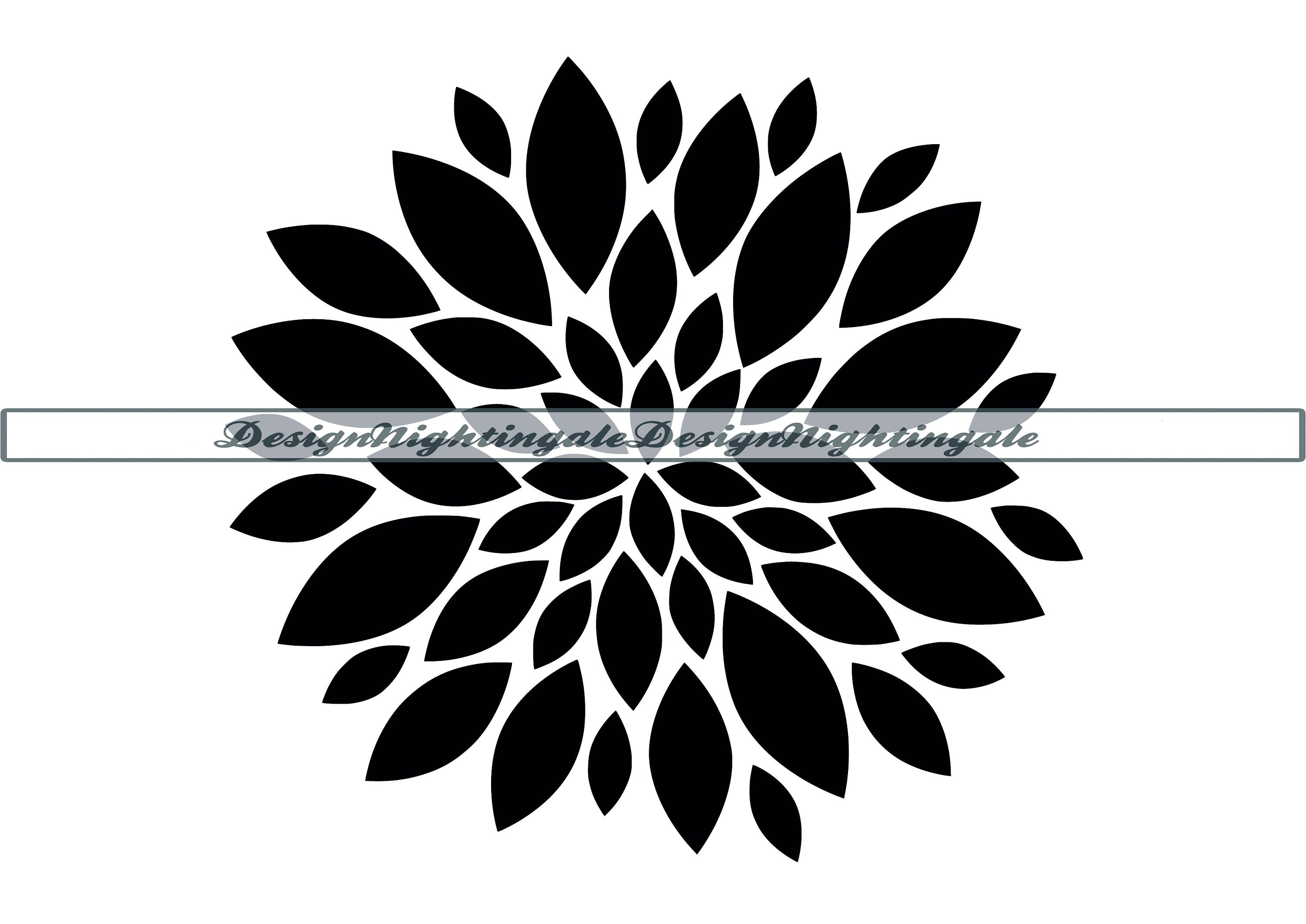 Flower Petals SVG Flower Petals Clipart Flower Petals Files - Etsy