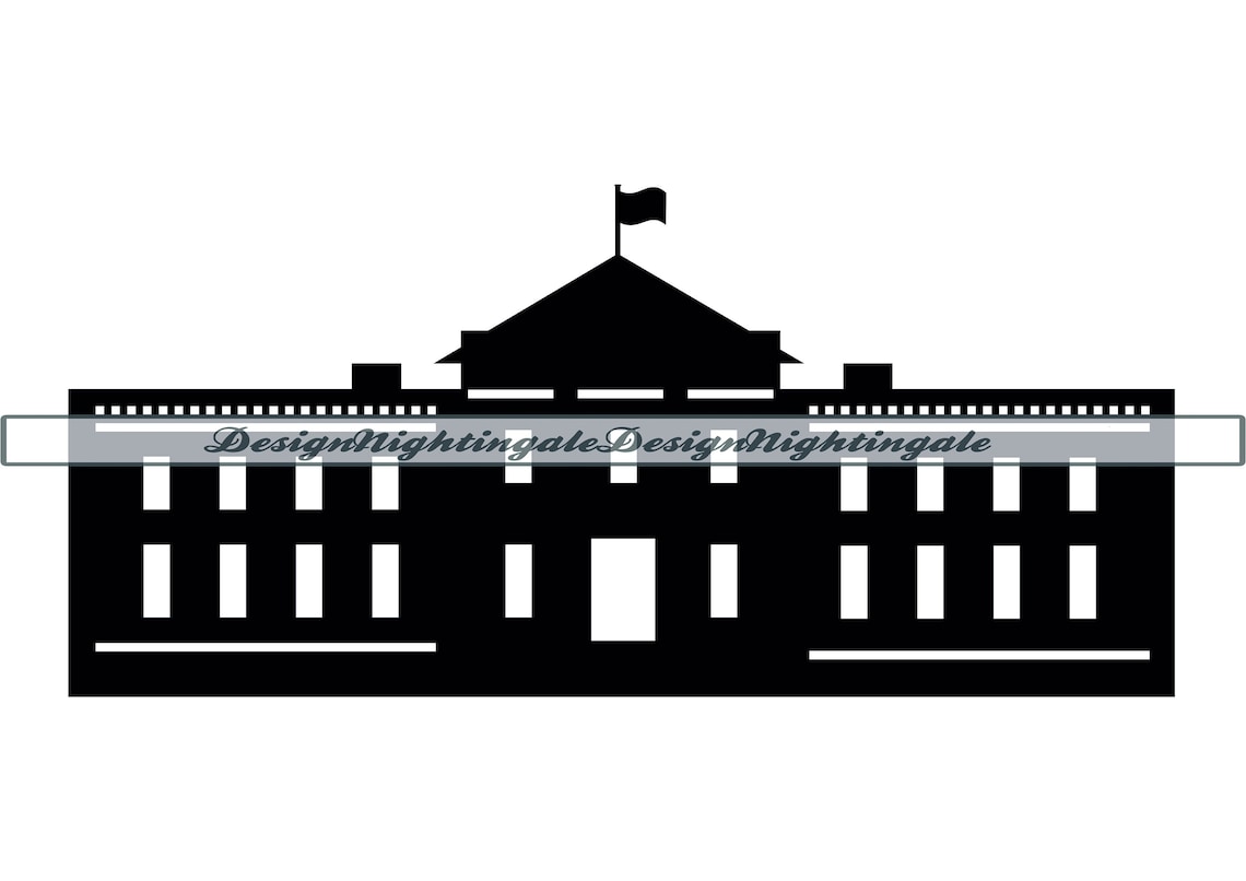 WHITE HOUSE SVG, White House Clipart, White House Files for Cricut ...