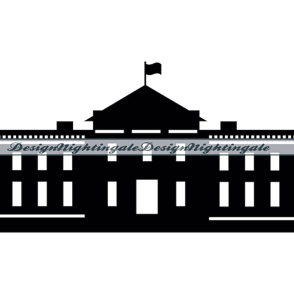 The White House Svg - Etsy